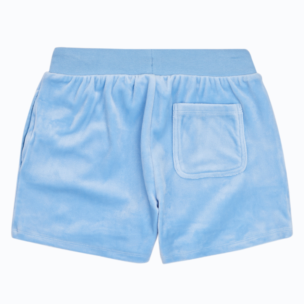 Juicy Couture velour shorts della robbia blue - Engler og pirater